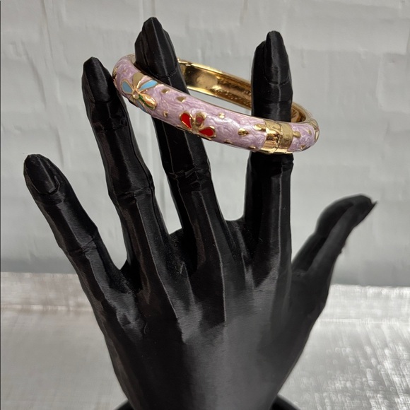 Jiu Long Xing | Jewelry | Vintage Floral Bangle Bracelet By Jiu Long ...